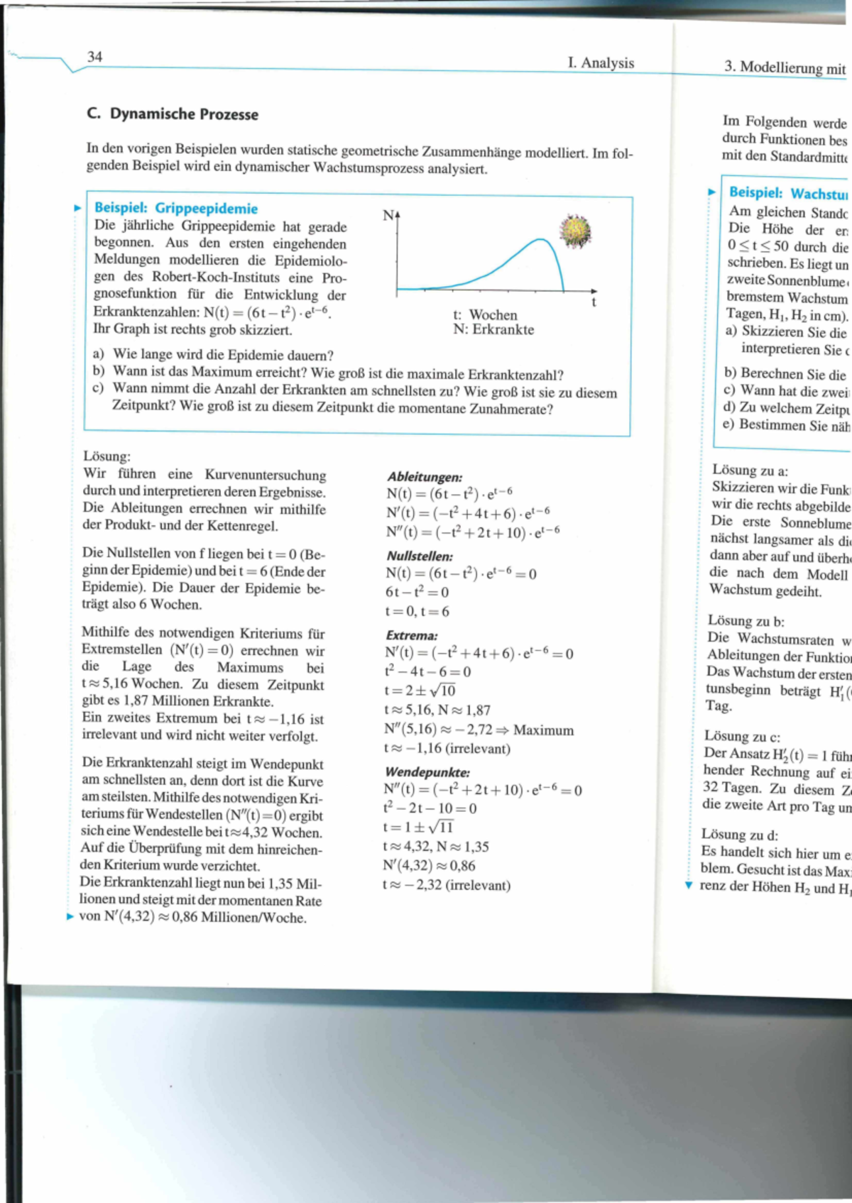 Bahngleis und Grippe - dawdawd - 34 I. Analysis C. Dynamische Prozesse ...