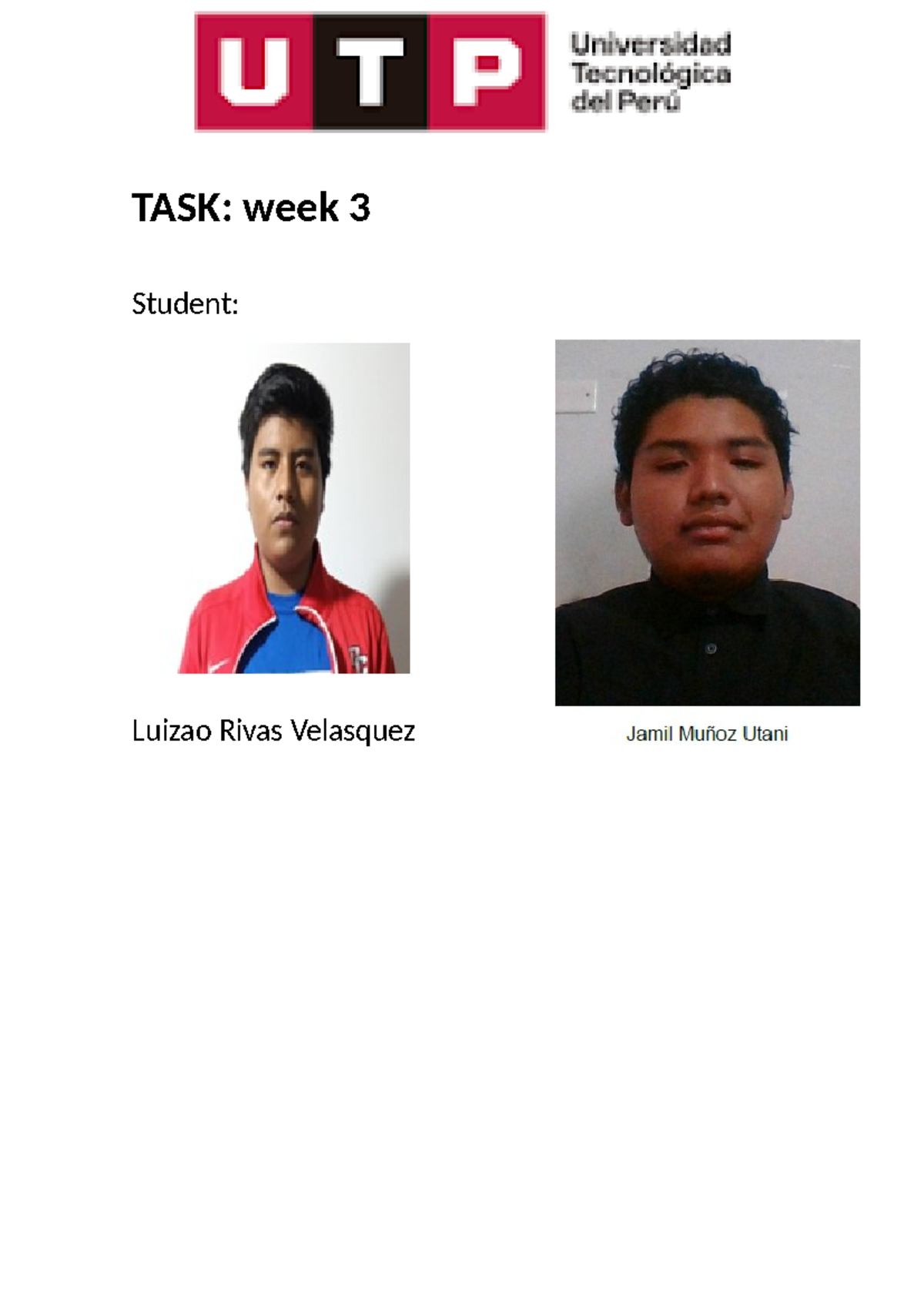 TASK 4 - esta completo - TASK: week 3 Student: Luizao Rivas Velasquez Sophie: Hi Alex, nice to ...