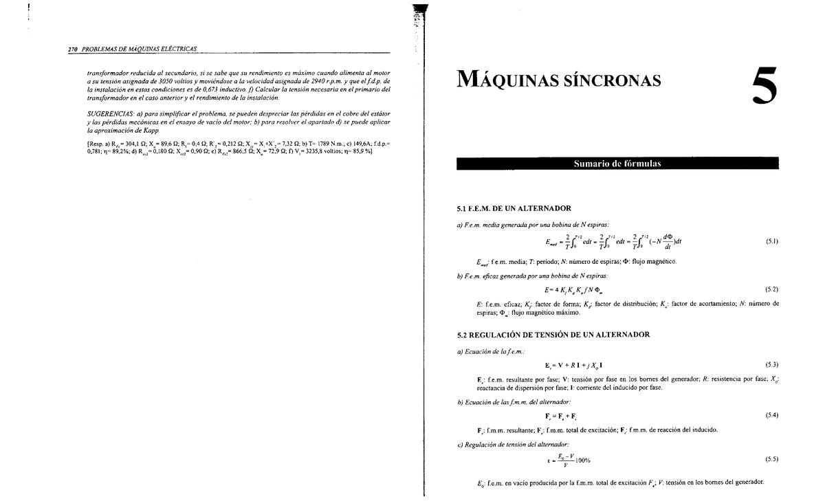 Solucionario-maquinas-electricas-jesus-fraile-mora - 270 PROBLEMAS DE MÁQUINAS ELÉCTRICAS - Studocu