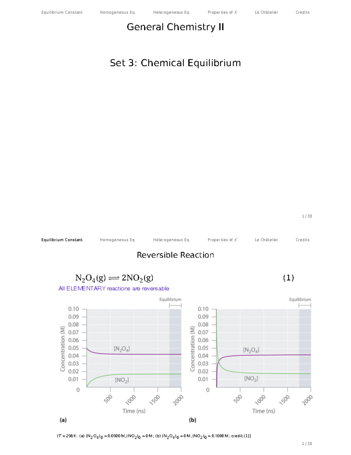 Chem Notes Chapter 14 - General Chemistry II Set 3: Chemical ...