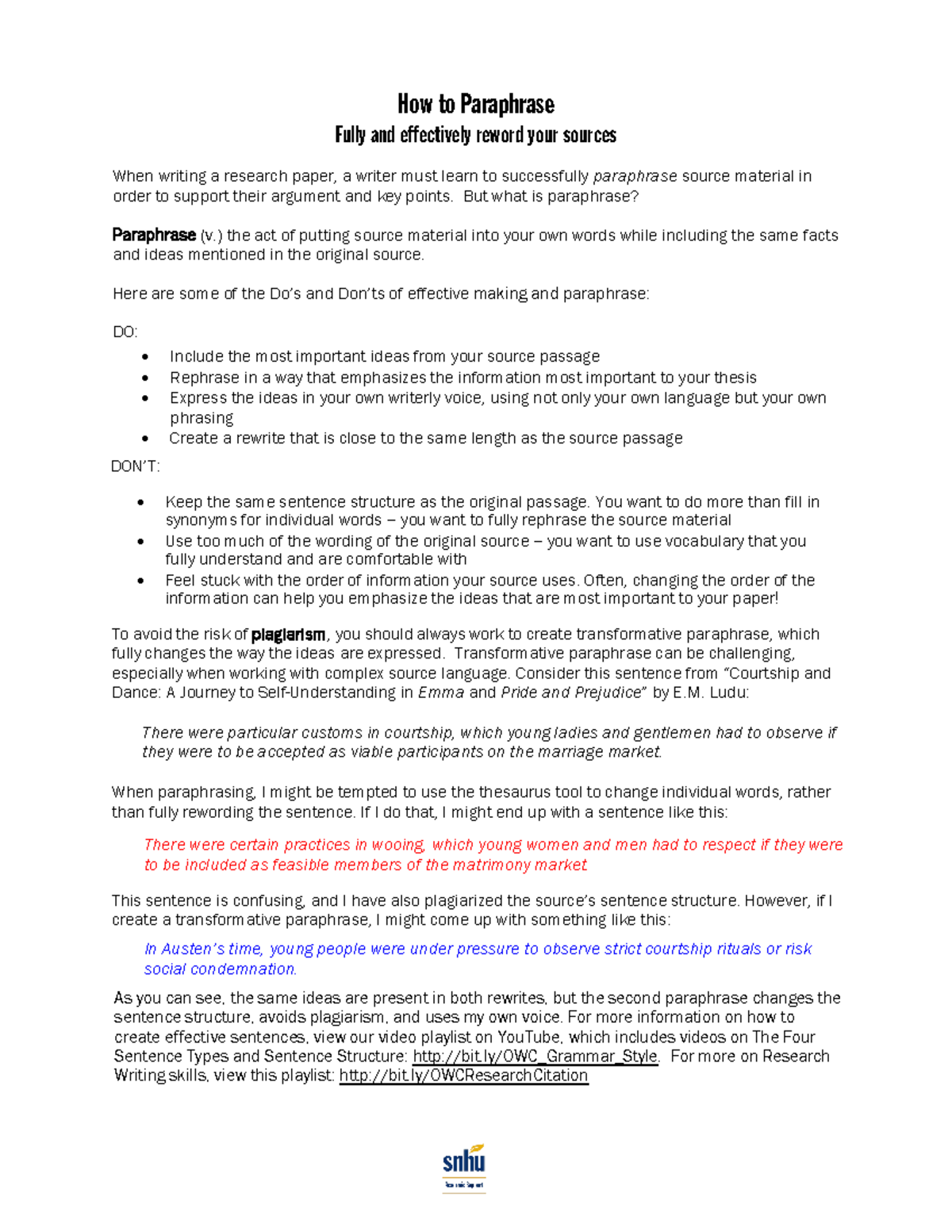 How to Paraphrase - tips on selecting your category. - How to ...