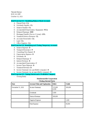 Practice Questions: Chapter 9 Financial Accounting Homework - Taliyah ...