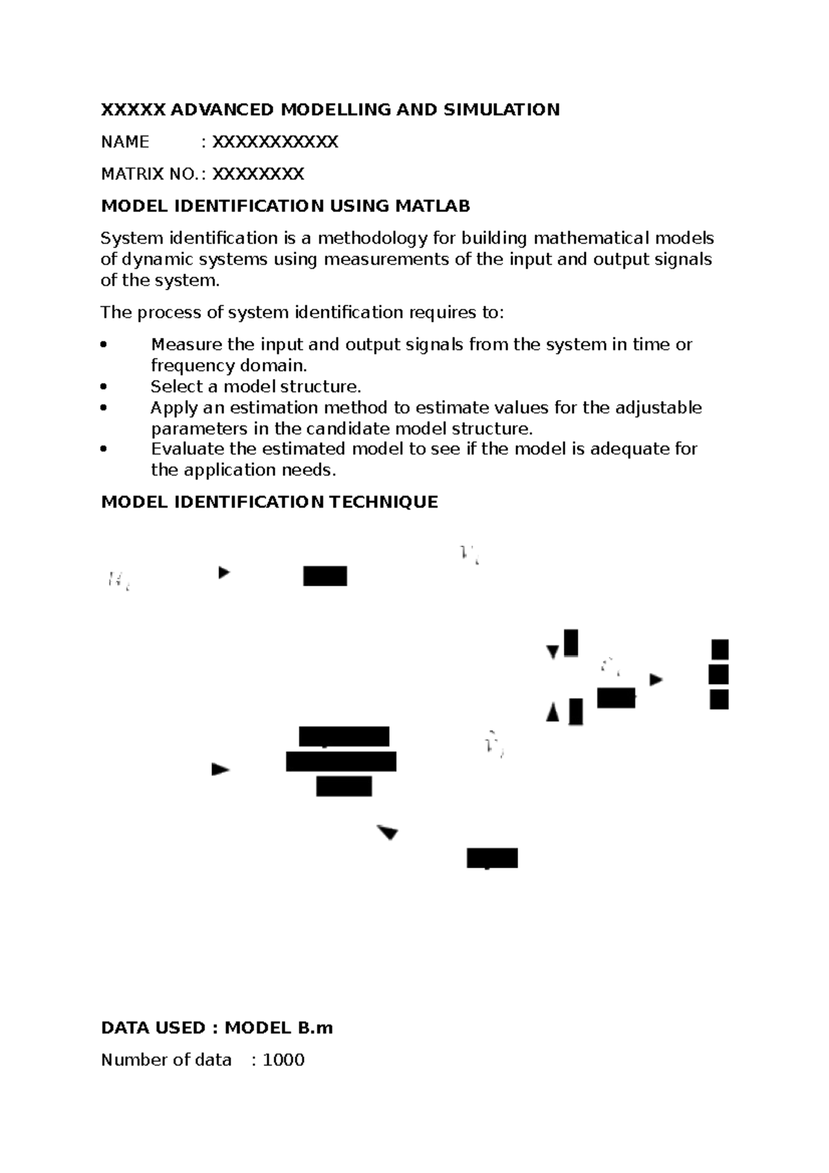 Assignment Advanced Modelling Xxxxx Advanced Modelling And Simulation Name Xxxxxxxxxxx 