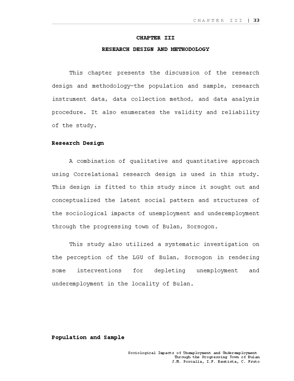 Chapter-3 Research Design and Methodology - CHAPTER III RESEARCH DESIGN ...