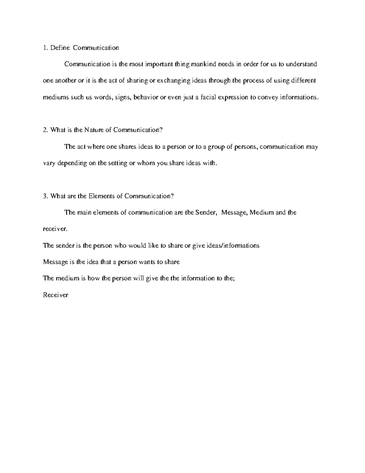 Communication and what does it mean - Define Communication ...