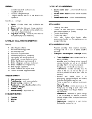 Factors Affecting Individual Differences - The Teacher and the School ...