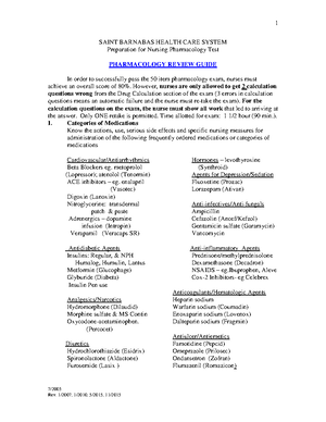 PHPP Module 1 ( Overview) with notes and answer - Pharmacology - FEU ...