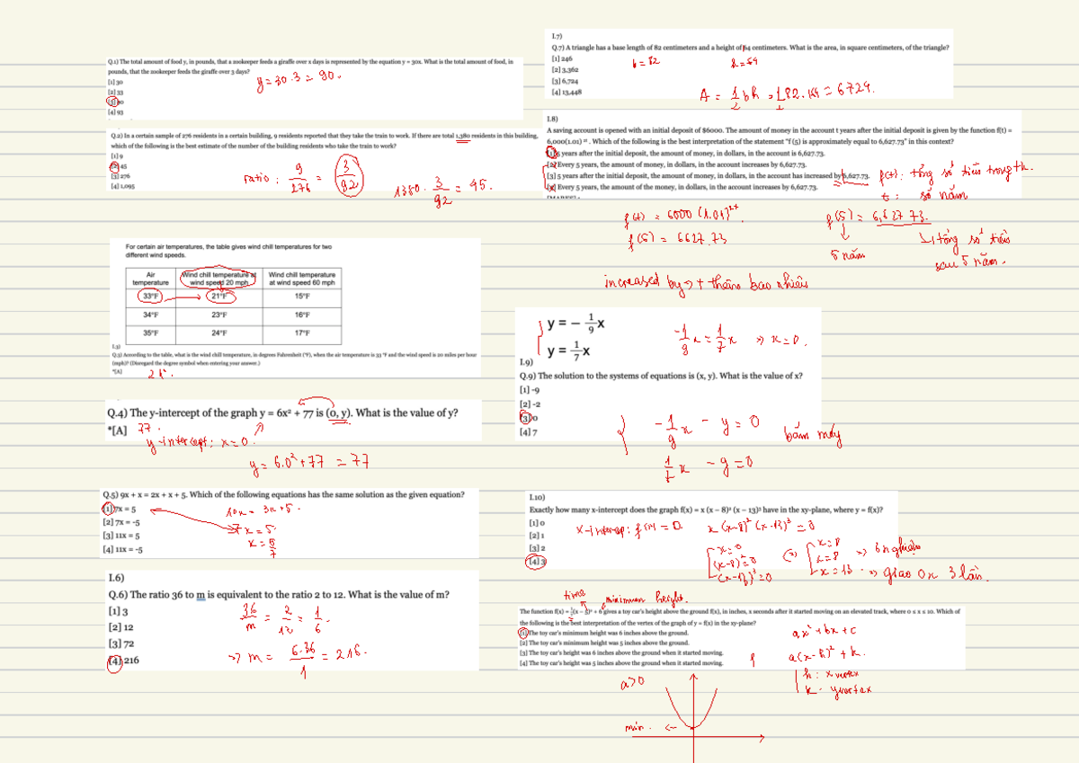 DSAT 11 module 2 - 802 - b = 82 k = 64 f(8) = 100. 8 + 2 = = 90 - o y ...