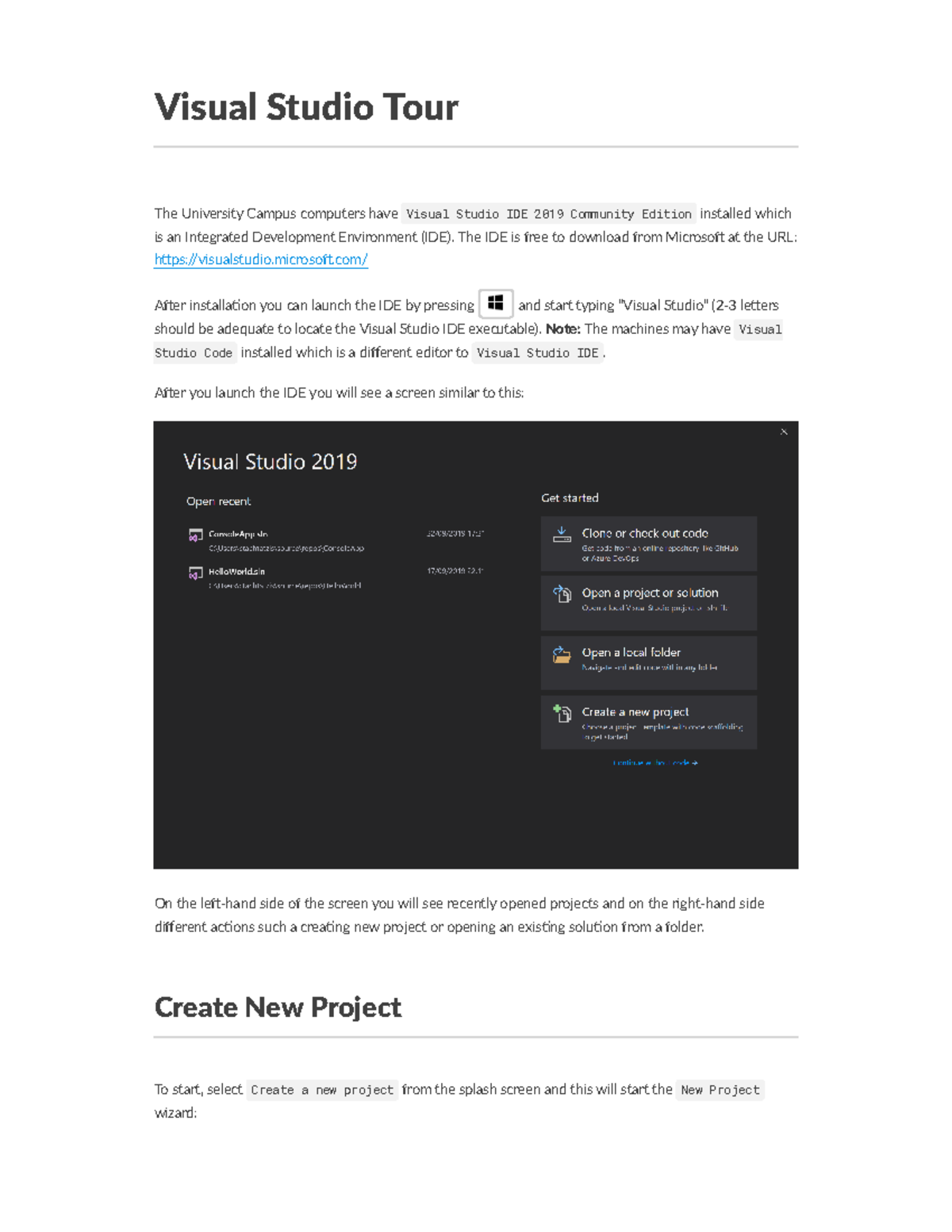 EE273 - visual-studio-tour - EE273 - Strath - Studocu
