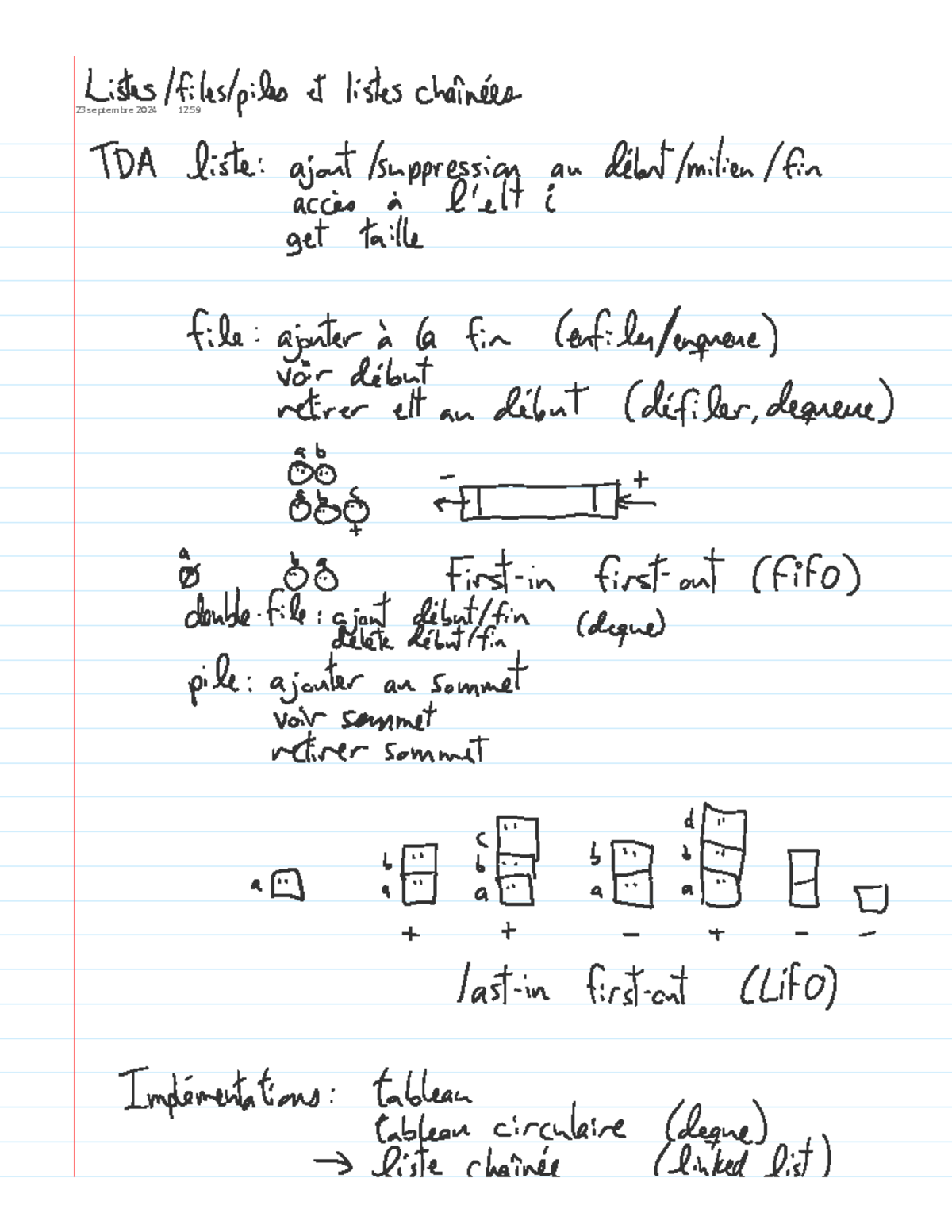 Listes chainees - liste chainee - Listes /files/piles et listes ...