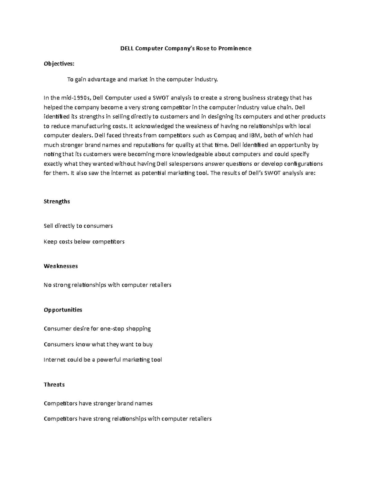DELL-Computer-Company - DELL Computer Company’s Rose to Prominence ...
