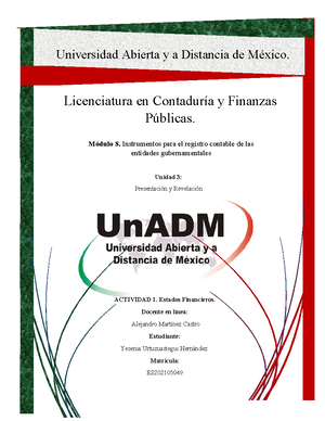 M13 U3 A1 Factoresinternosyexternos - Universidad Abierta y a Distancia de México. División de ...