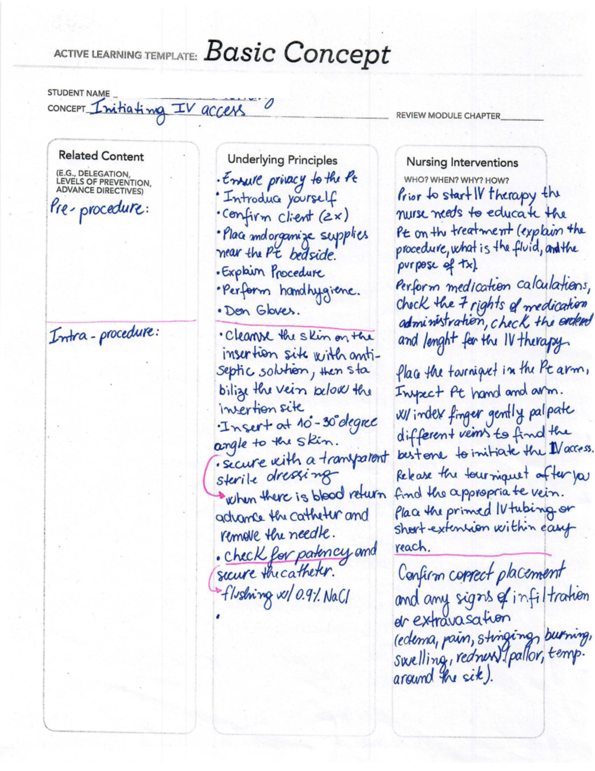 Basic concepts IV solution - NUR 335 - Studocu
