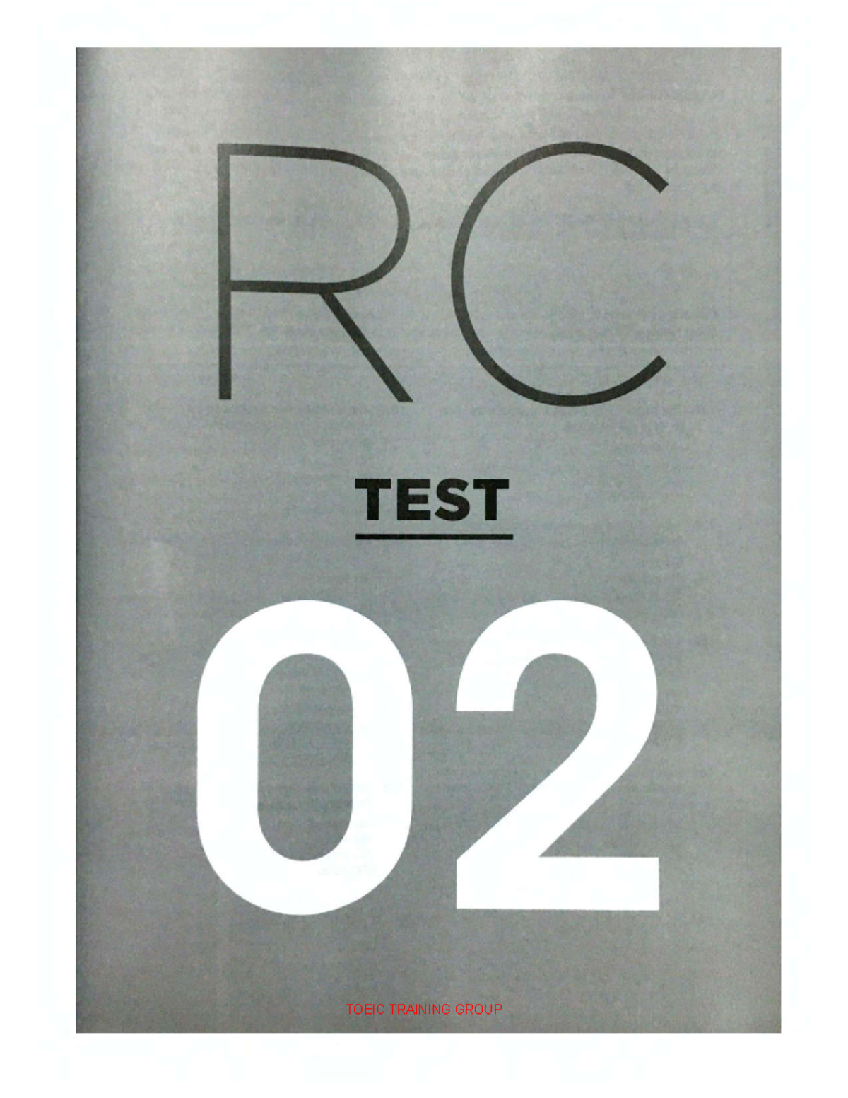 TEST 2 RC - TEST 2 RC - English Elementary - Studocu