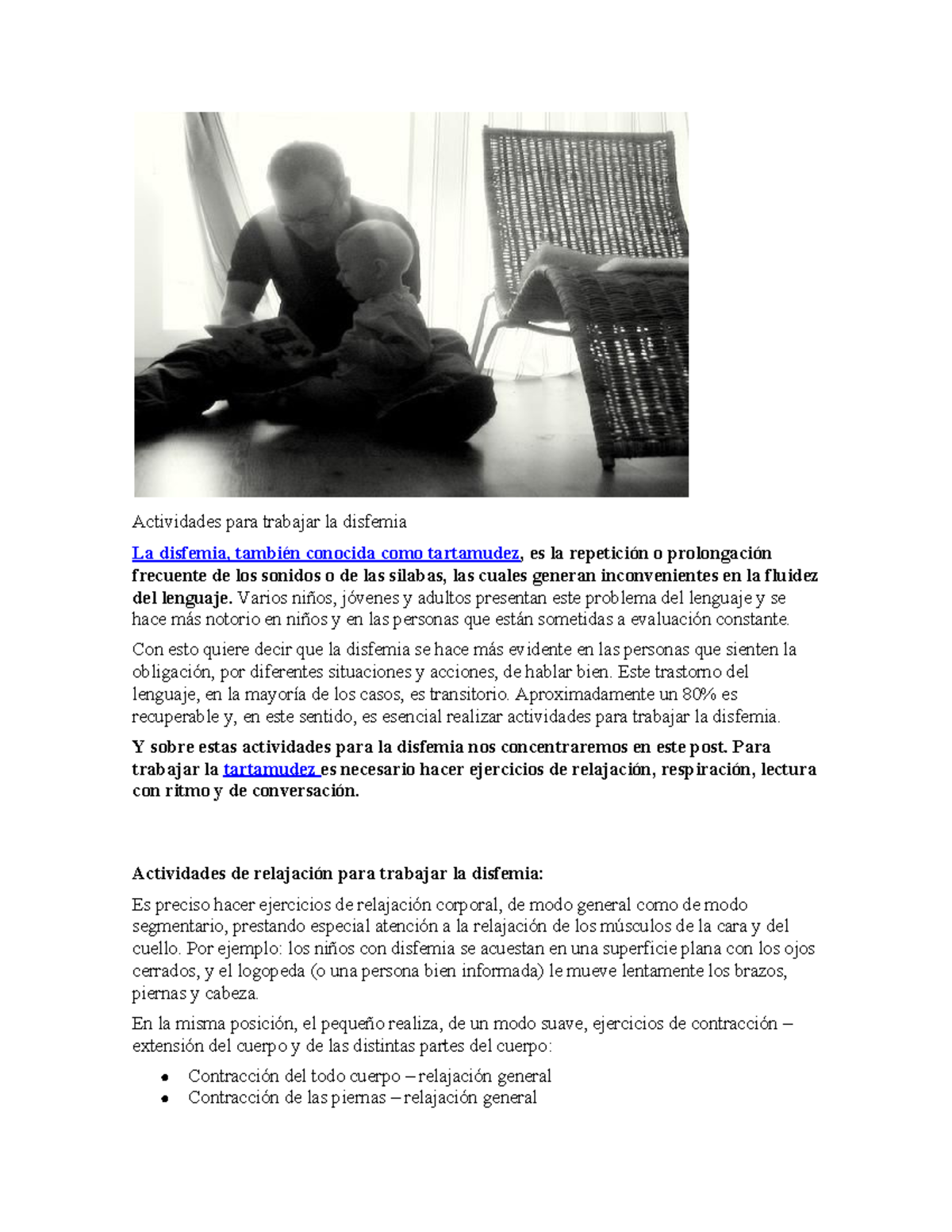 Disfemia - Actividades para trabajar la disfemia La disfemia, también ...