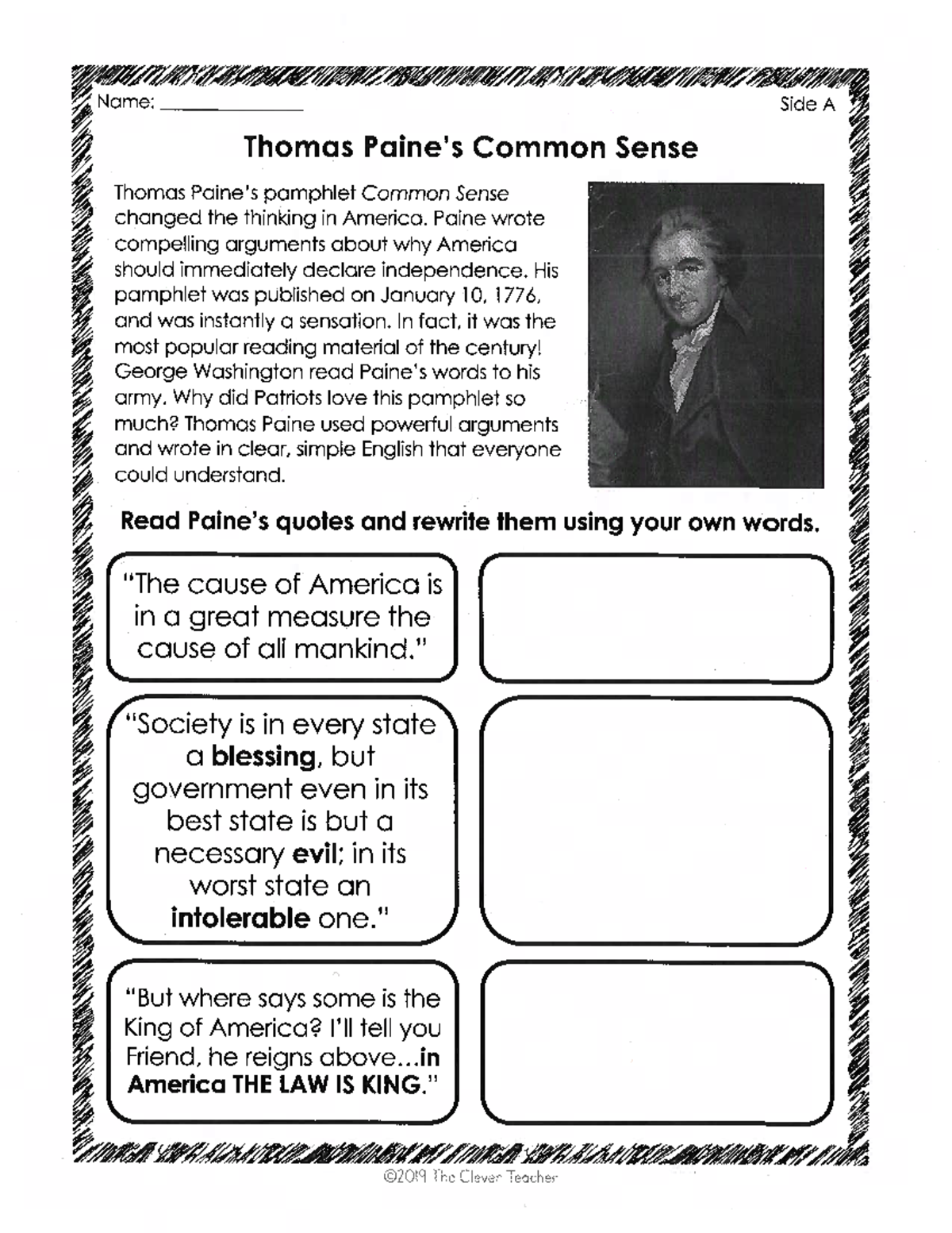 Thomas Paine - Studocu