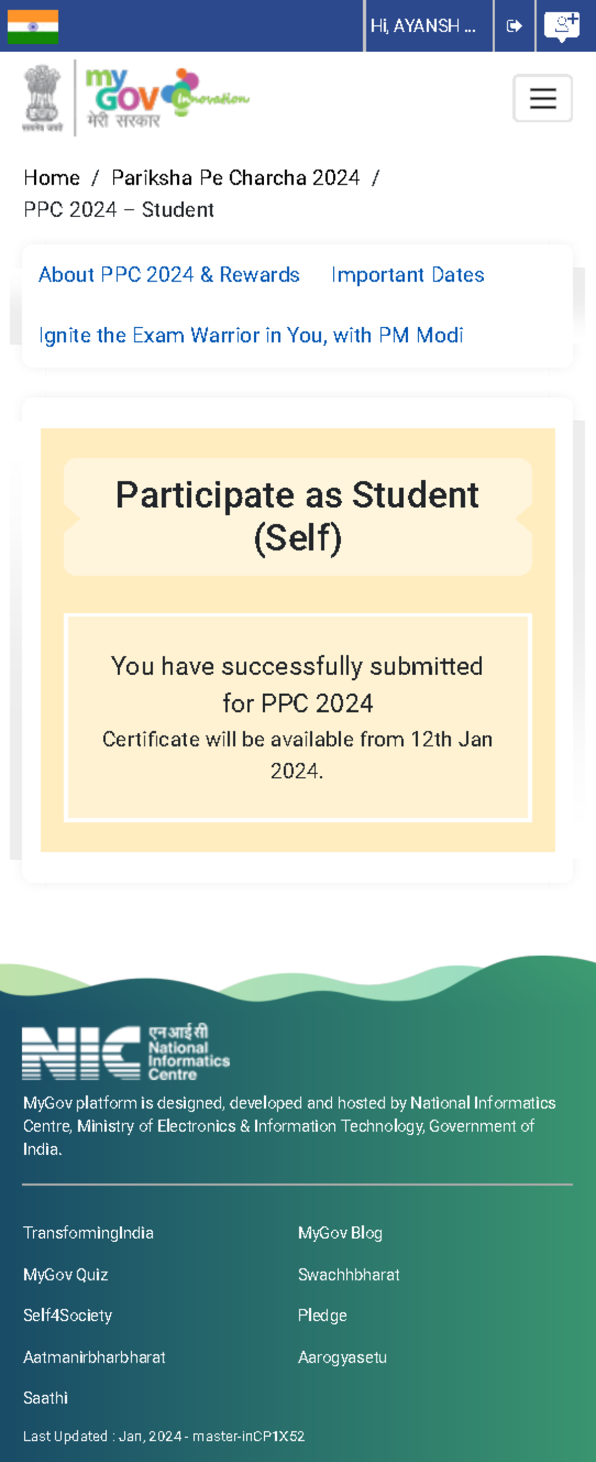 PPC 2024 – Student – Innovate India - Home / Pariksha Pe Charcha 2024 ...