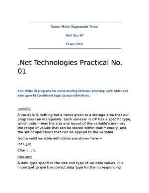 Computer networks practical 1to 8 practice material for exam ...
