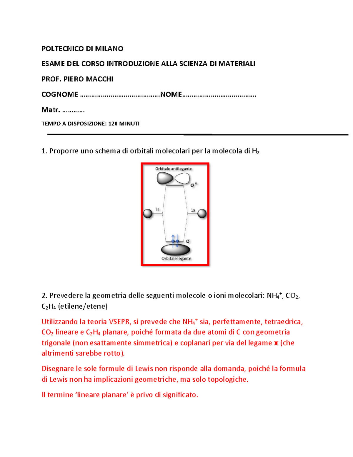 Esempio tema d'esame con soluzione - Warning: TT: undefined function: 32 Warning: TT: undefined ...