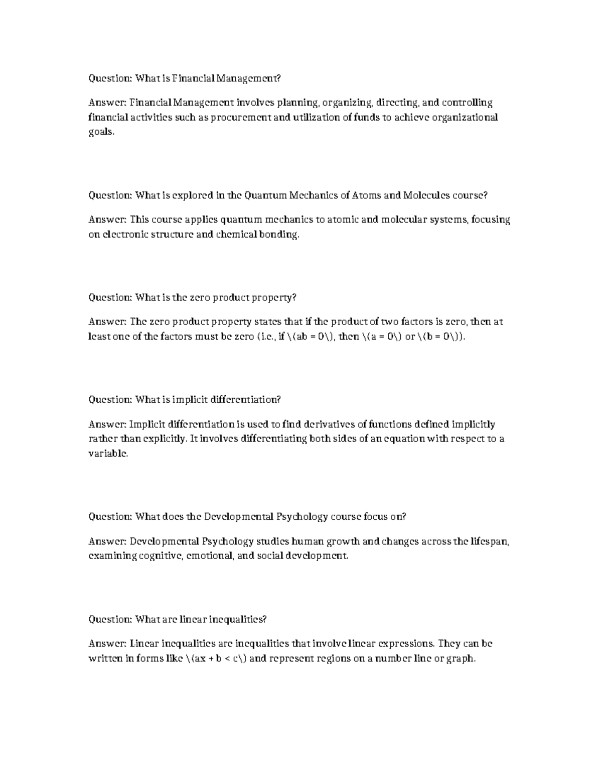 Unimpressively groundwave coom-ceiled - Question: What is Financial ...