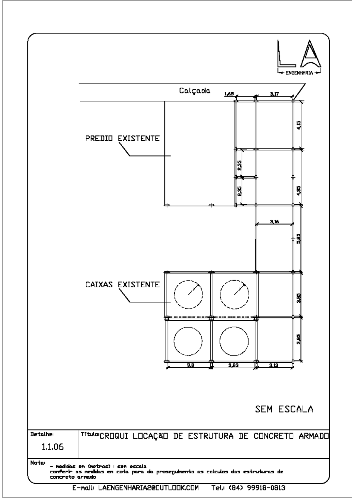 Croqui DE Medidas - planta de levantamento desenho tecnico - ENGENHARIA ...