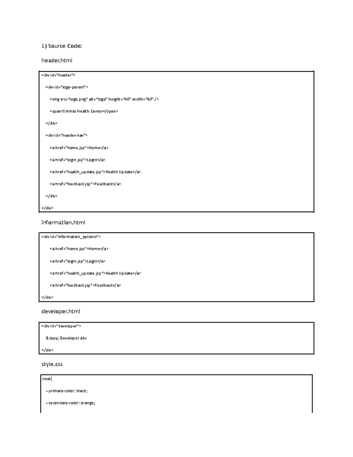 Bcsl 057 Solved Assignment 2021 22 1 Source Code Header Shimla Health Center Home Login 