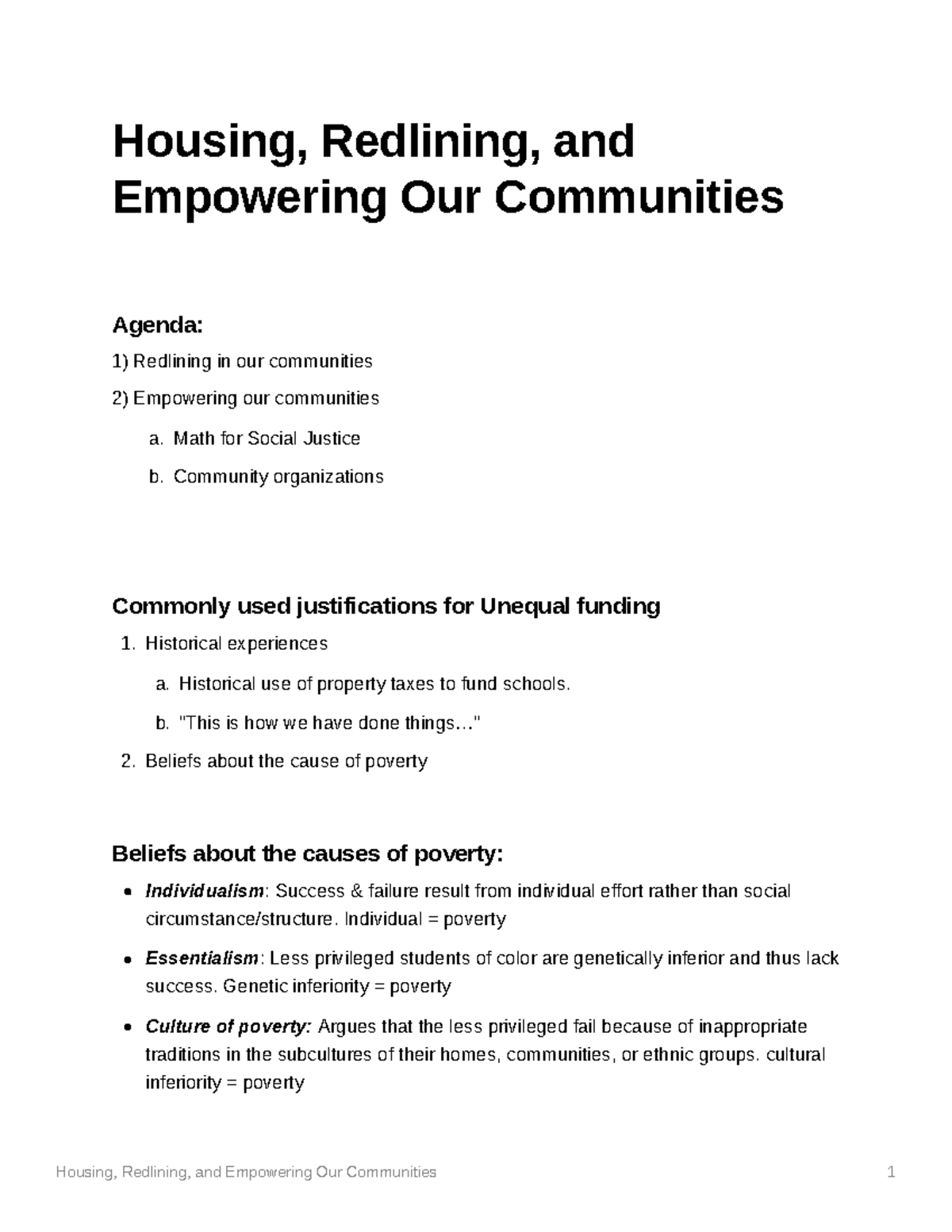 Housing Redlining and Empowering Our Communities - Housing, Redlining ...