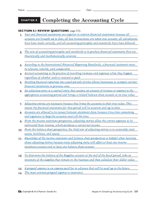Workbook te ch 9 - accounting - Chapter 9 ACCounting informAtion ...