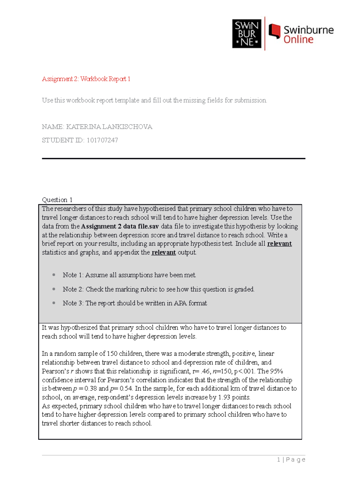 STA2000 6-Assignment-2-Katerina Lankischova 21.04.2019 Overall Final ...