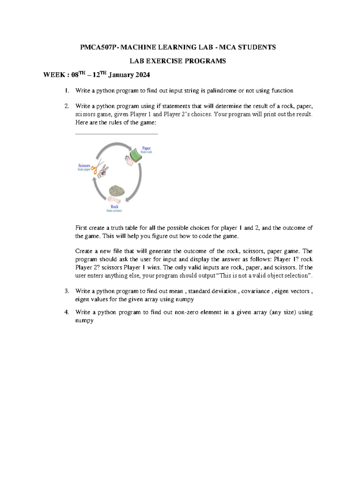 1 Simple Linear Regression — Multiple Linear Regression 12 01 2024 Pmca507p Machine Learning
