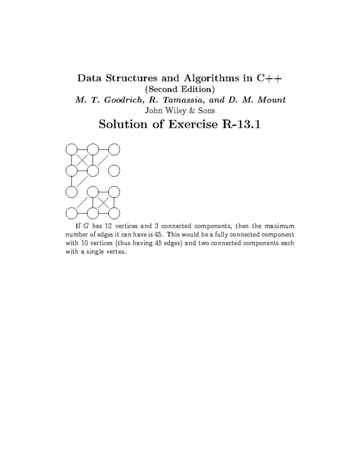 Ch13 - Authors: Goodrich, Tamassia, Mount 2nd Edition - Data Structures ...