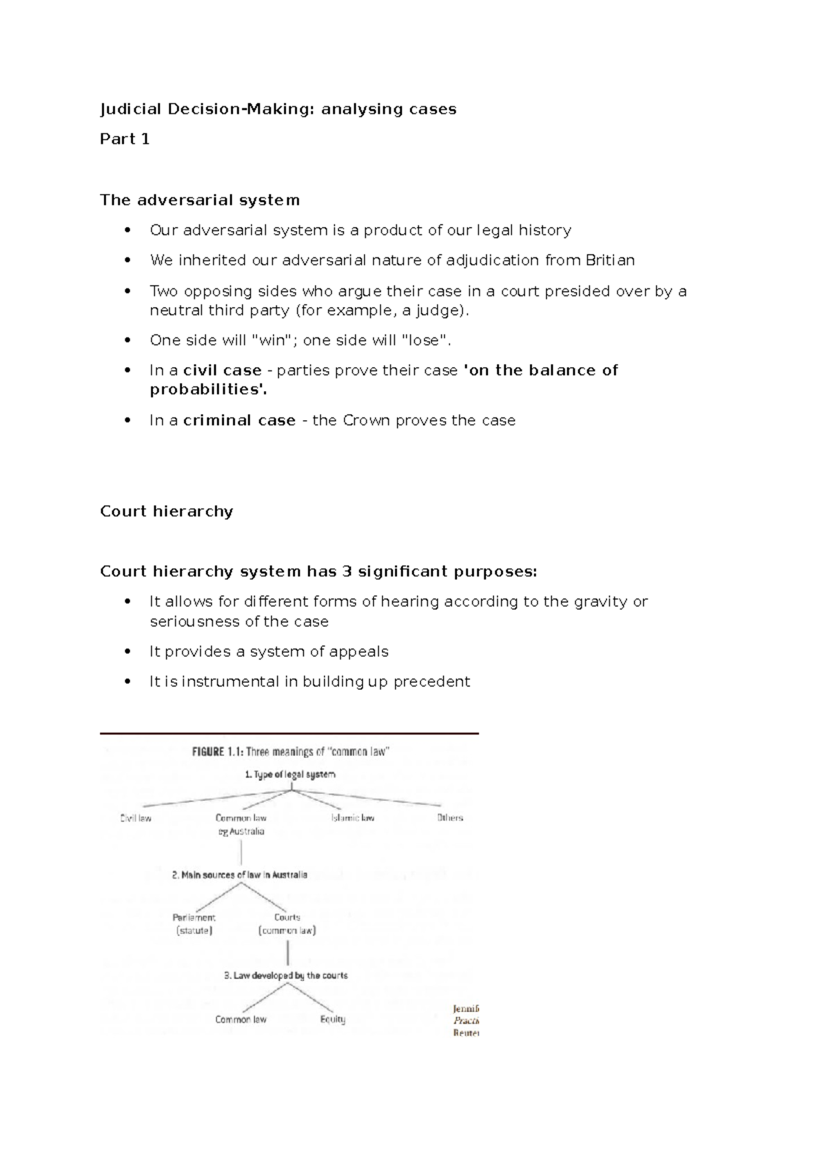 Judicial Decision - Judicial Decision-Making: analysing cases Part 1 ...
