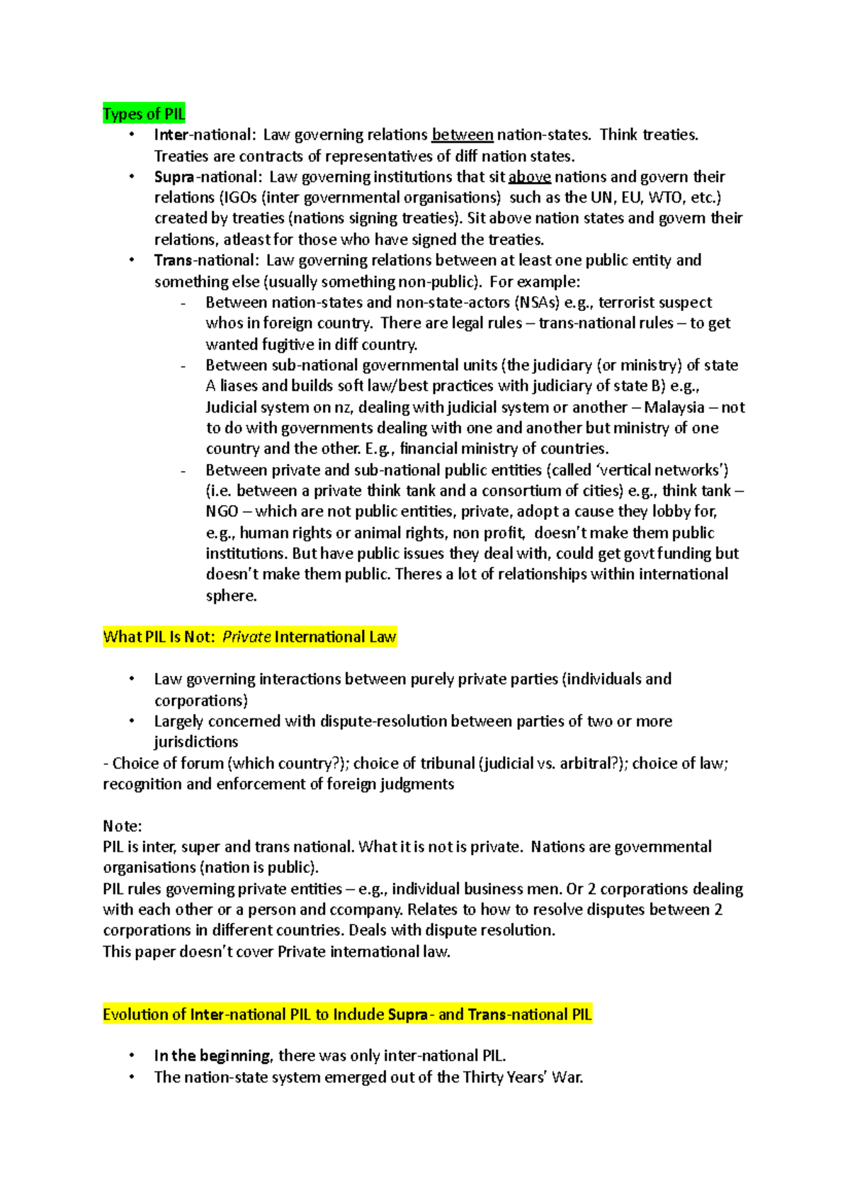 PIL notes/resources/tips/short answers and more - Types of PIL - Inter ...