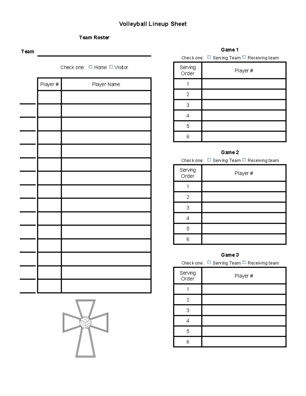 Attachment - computer science - Team Roster Team Check one: Home ...
