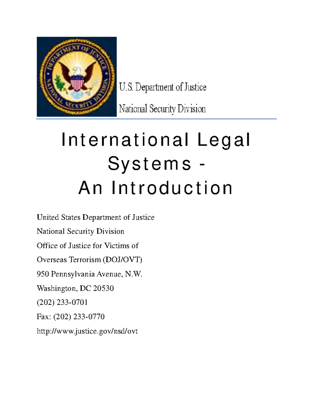 International legal systems guide - I n t e r n a t i o n a l L e g a l ...