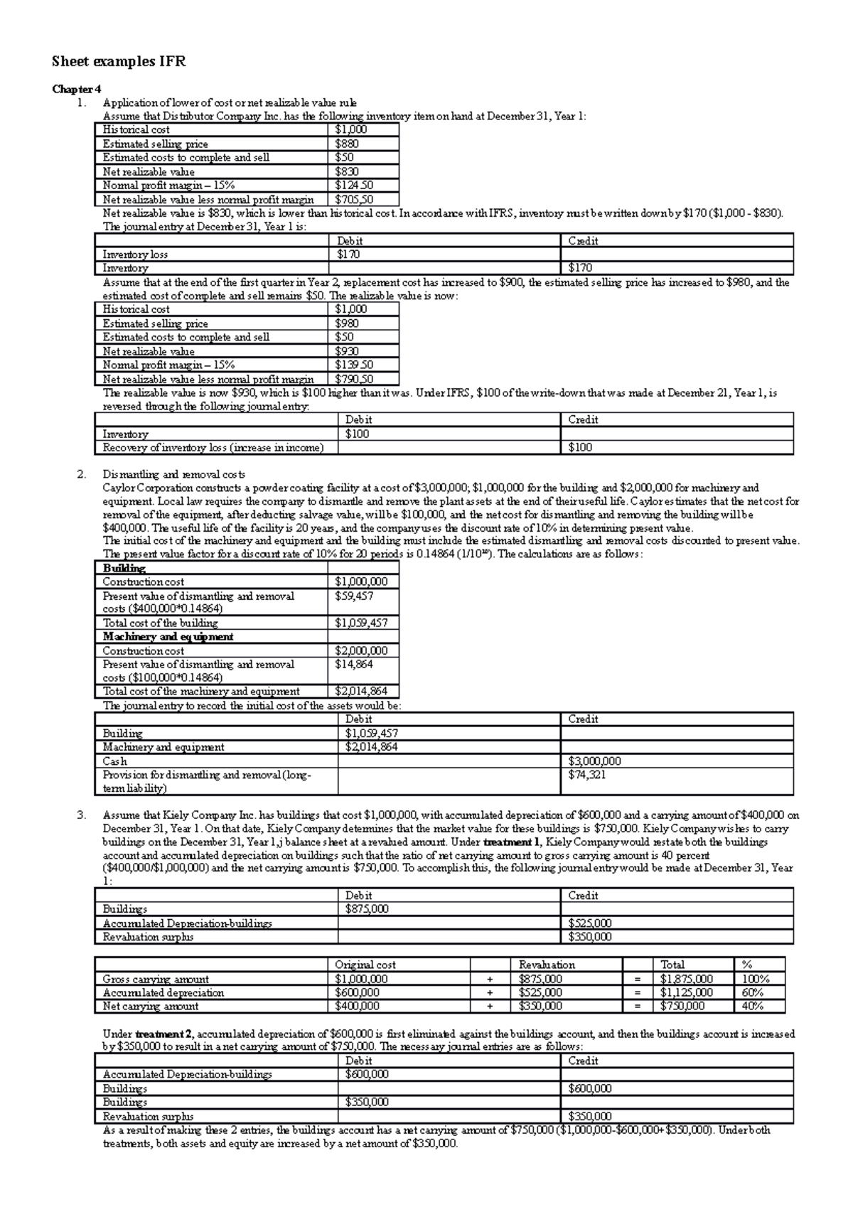 Sheet examples IFR - Practice material for IFR - Sheet examples IFR ...