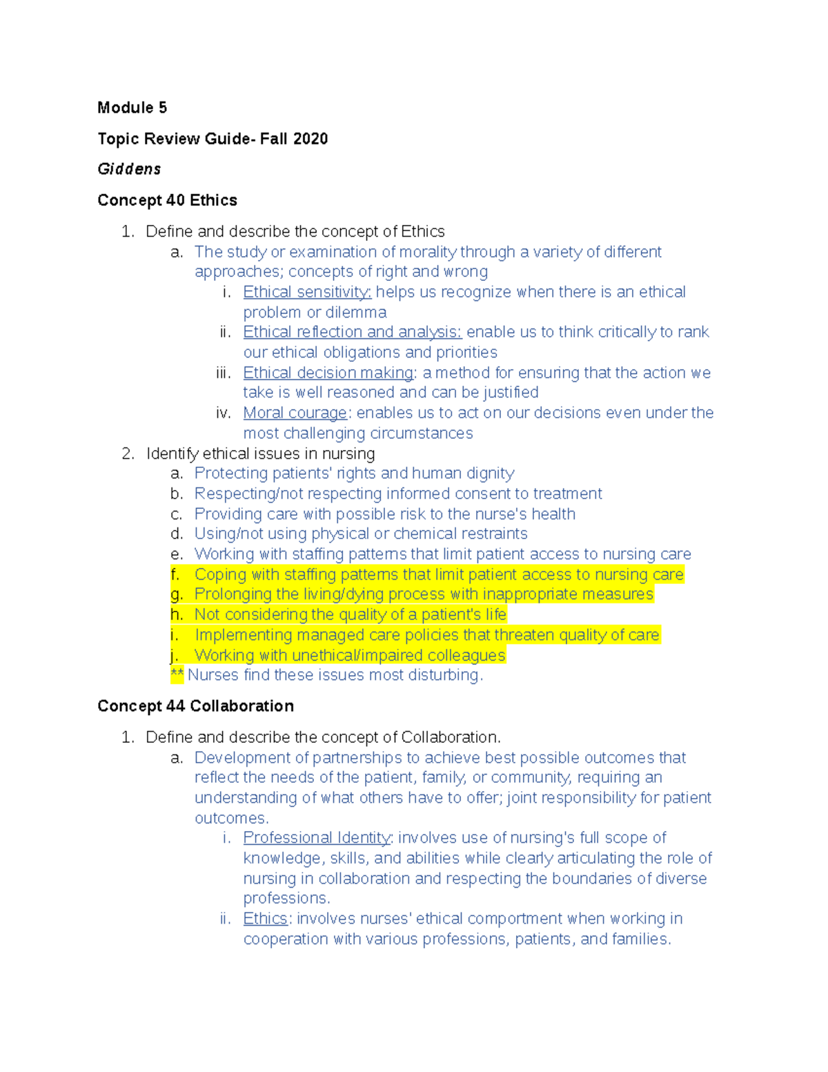 Module 5 Topic Review Guide Fa20 - Module 5 Topic Review Guide- Fall ...