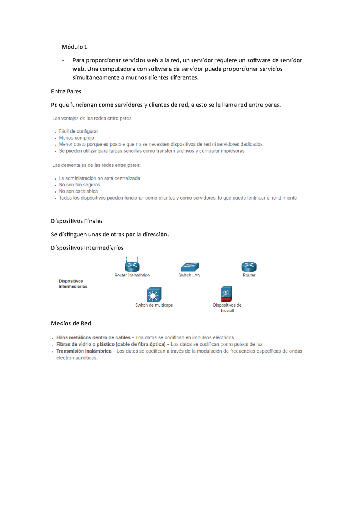Módulo 1 - Curso de Cisco Packet Tracer Modulo 1 - Módulo 1 Para proporcionar servicios web a la ...