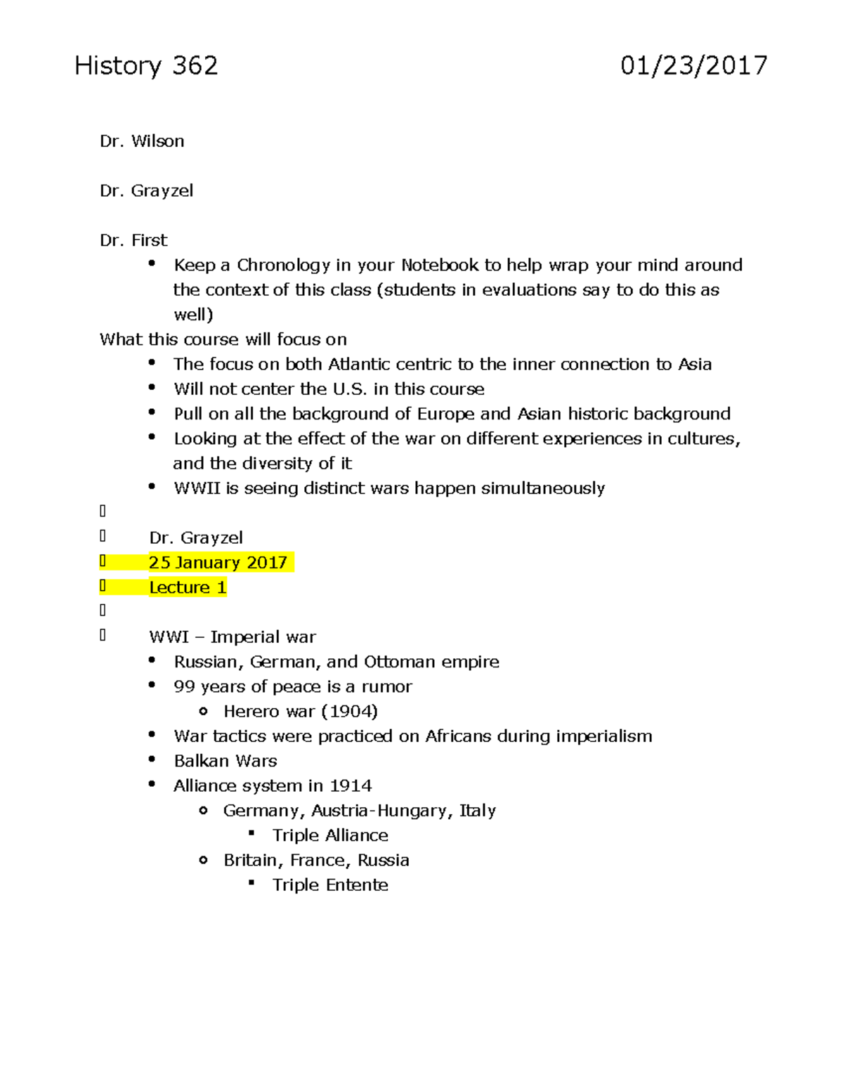 History of World War II - Lecture notes Midterm, Film, and Lecture ...