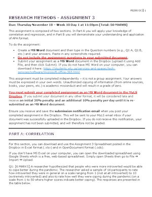 PS-295 Chapter 1 and 2 - Lecture and textbook notes - Chapter 1 ...