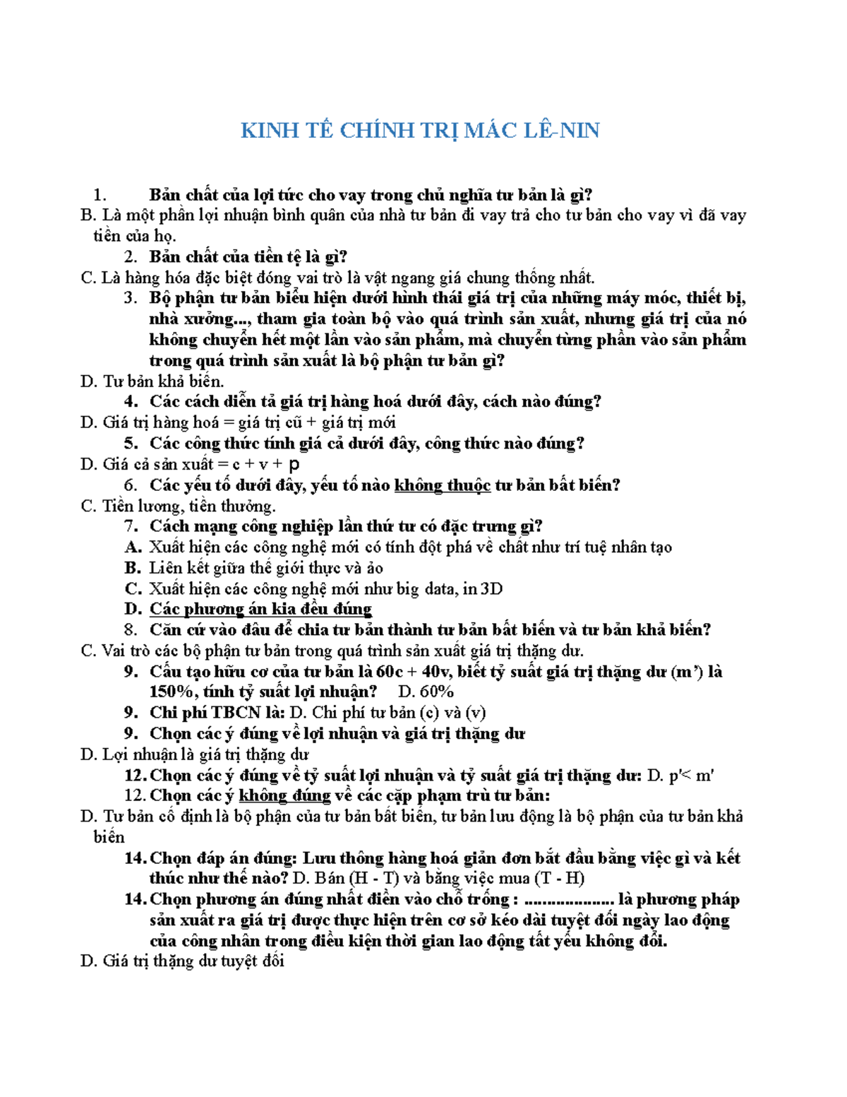 KINH TẾ Chính TRỊ MÁC LÊ - cai dit me may con cac bu cai loz cai dit me ...