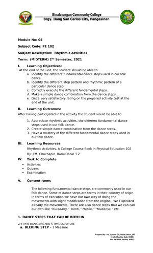 Caranto,eljhay D. Beed 2c (detailed Lesson Plan) - Detailed Lesson Plan