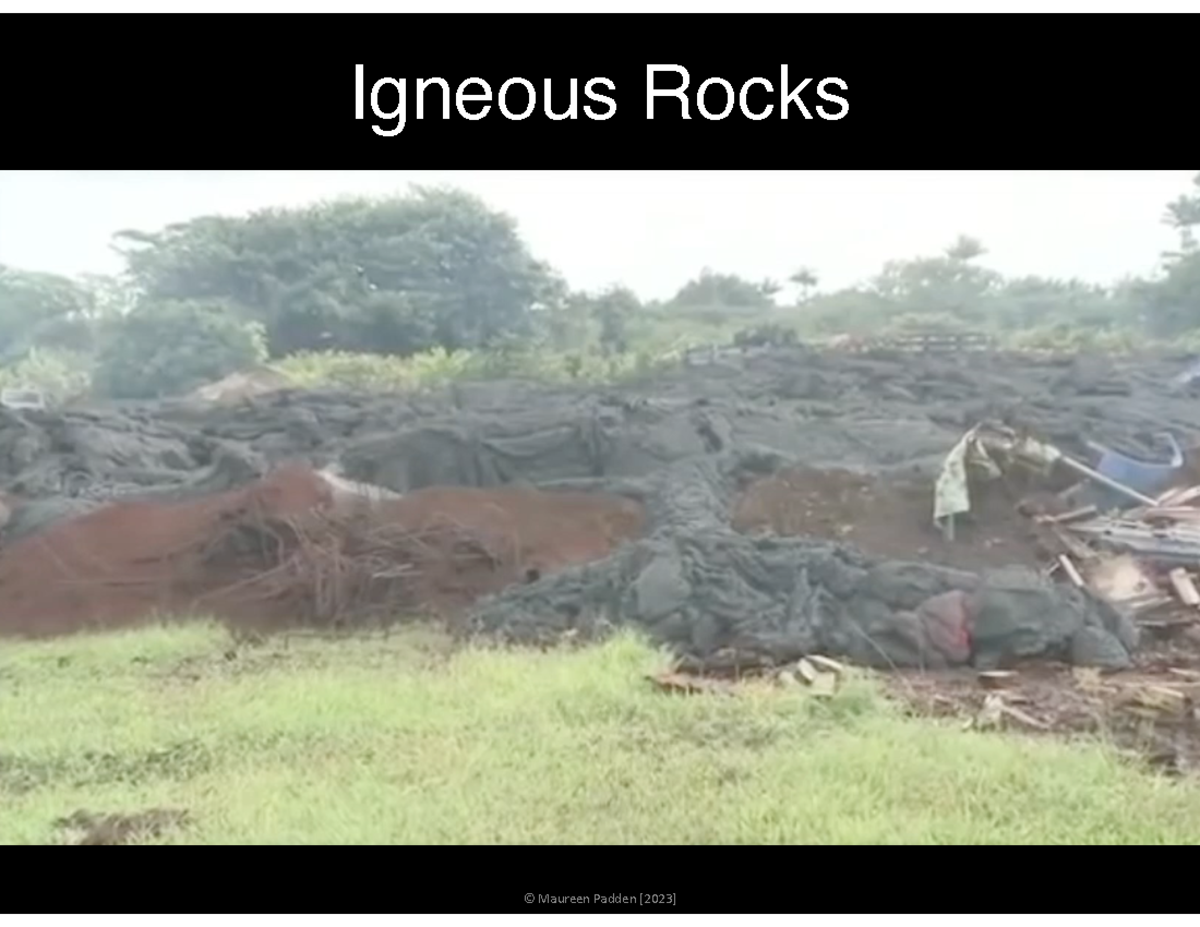 2T03 lecture 3 Igneous rocks W23 - Igneous Rocks Pyroxene and ...