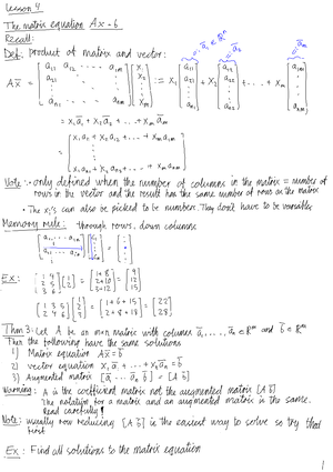 Lesson 2 plan (1.2 + 1 - NOTES - MATH235 - Studocu