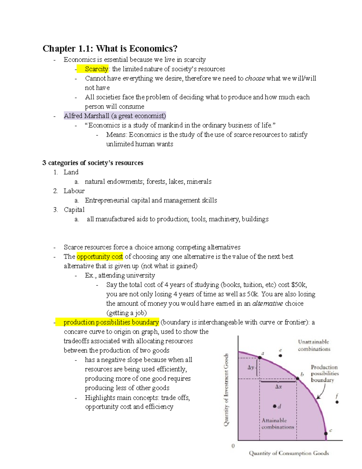 Chapter 1 - Chapter 1: What is Economics? Economics is essential ...