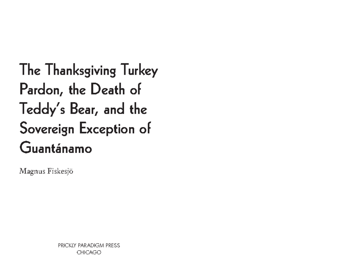 The Thanksgiving Turkey Pardon-Fiskesjo - The Thanksgiving Turkey ...