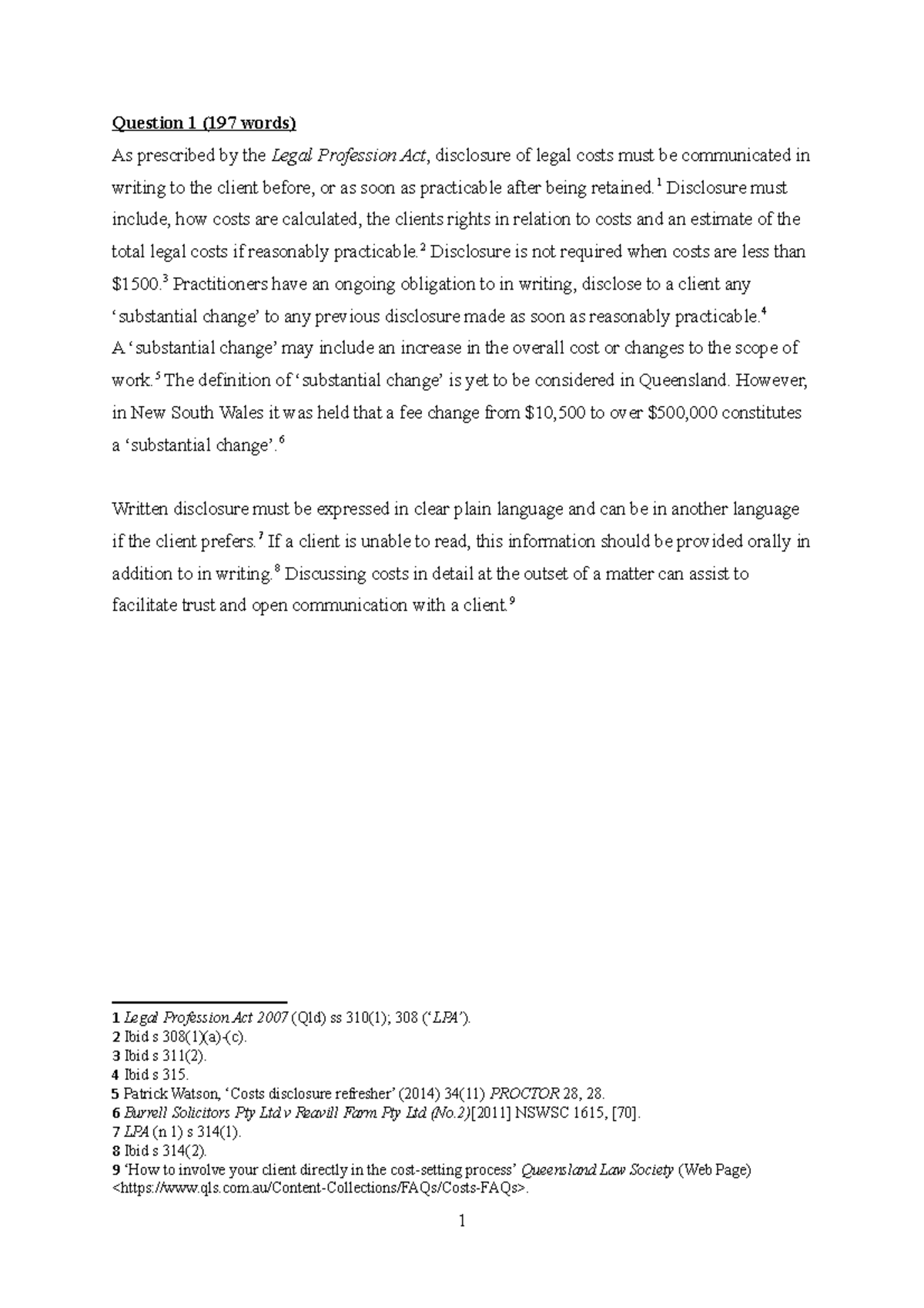 Civil Research Assignment Final 2 - Question 1 (197 words) As ...