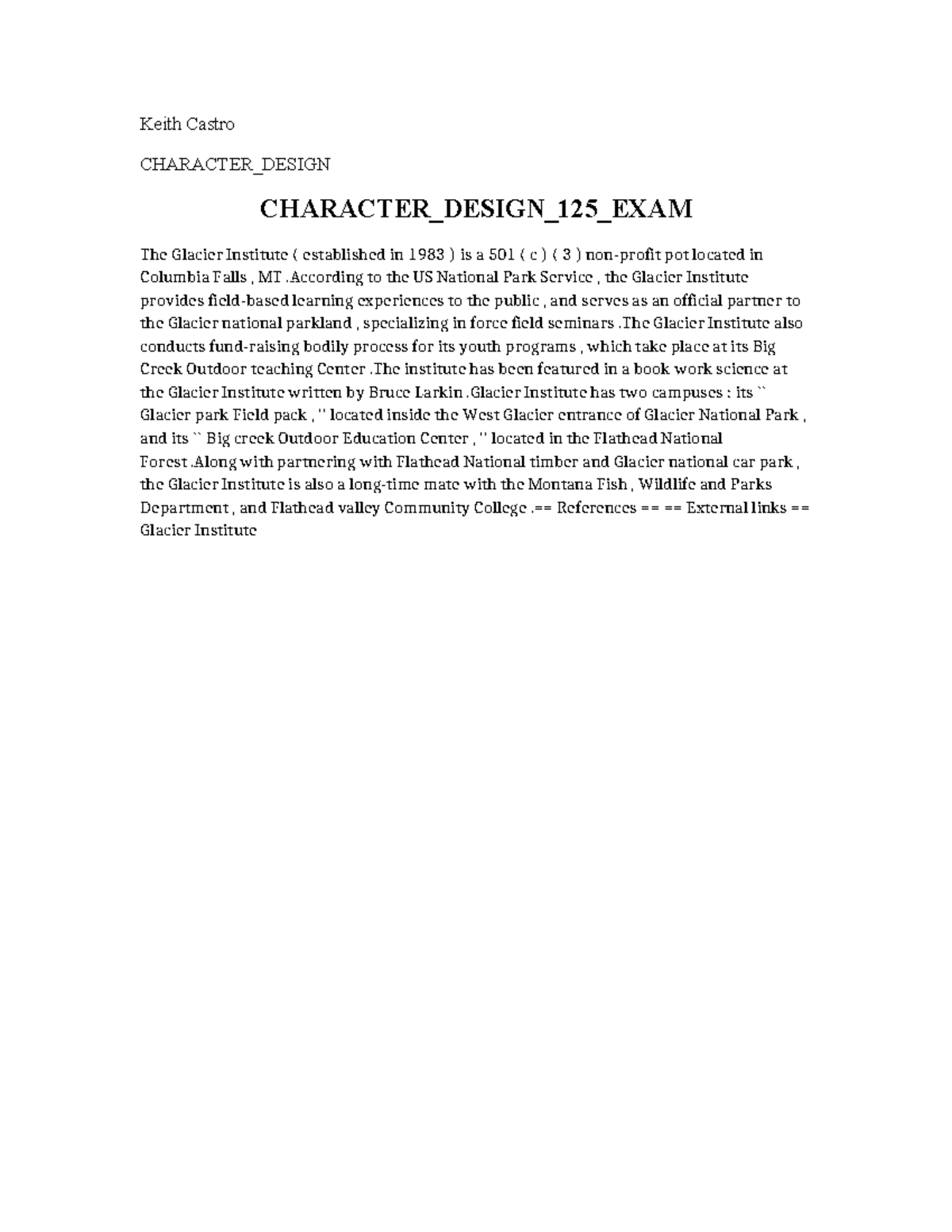 Character Design 125 EXAM - Keith Castro CHARACTER_DESIGN CHARACTER ...