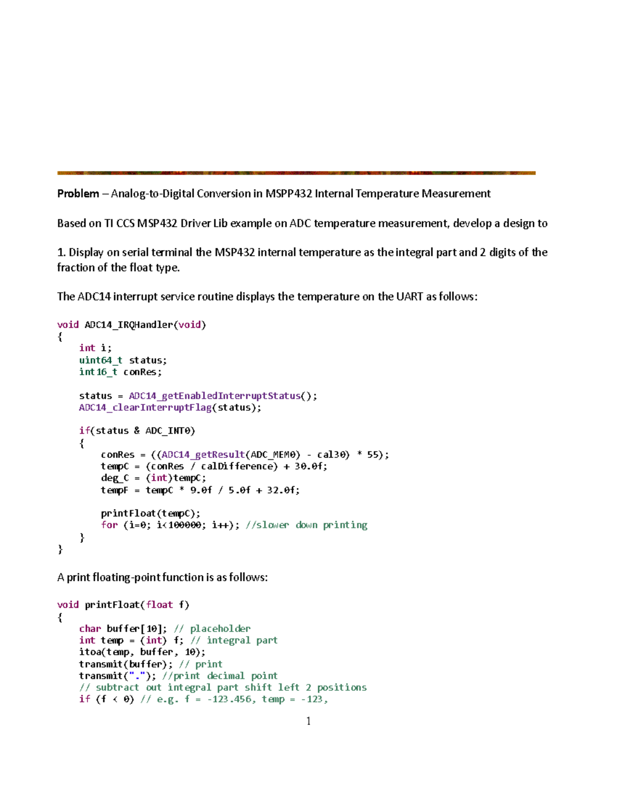 Ecec Lecture Notes 1 Electrical And Computer Engineering Problem Analog To Digital
