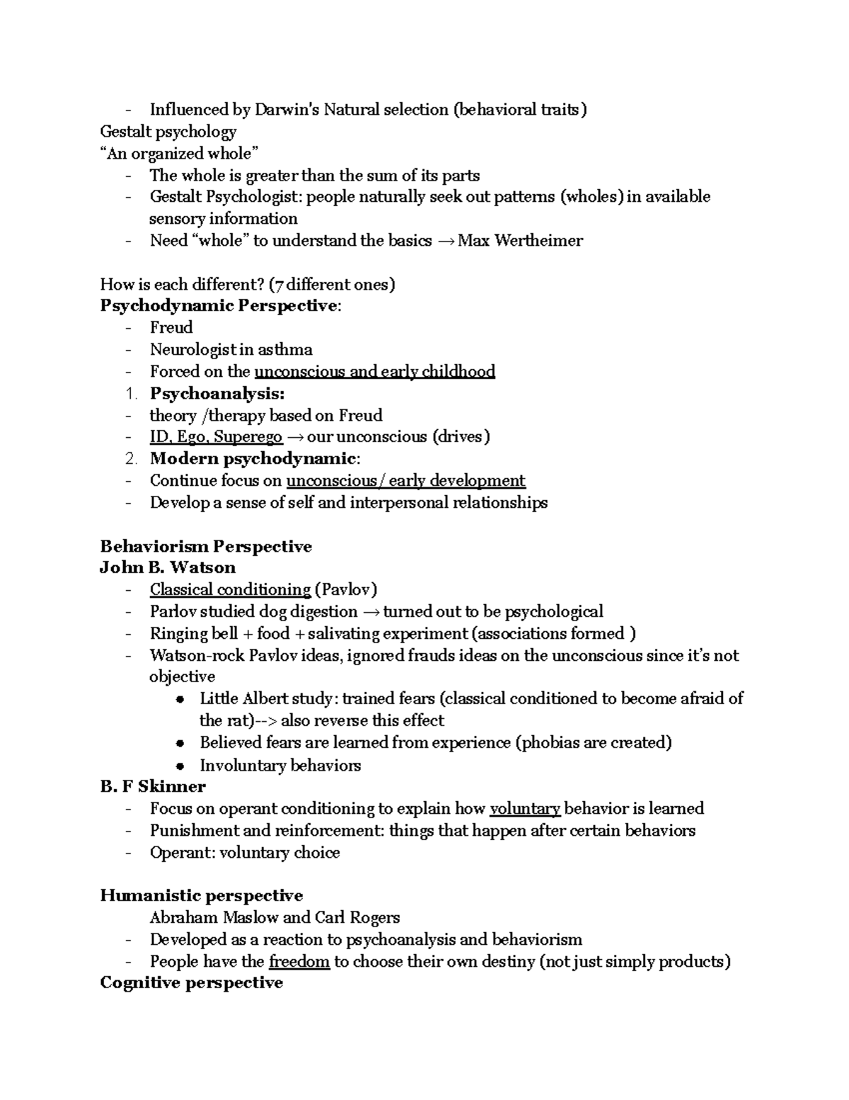 Psych 4 - Brian Crosby - Influenced by Darwin's Natural selection ...